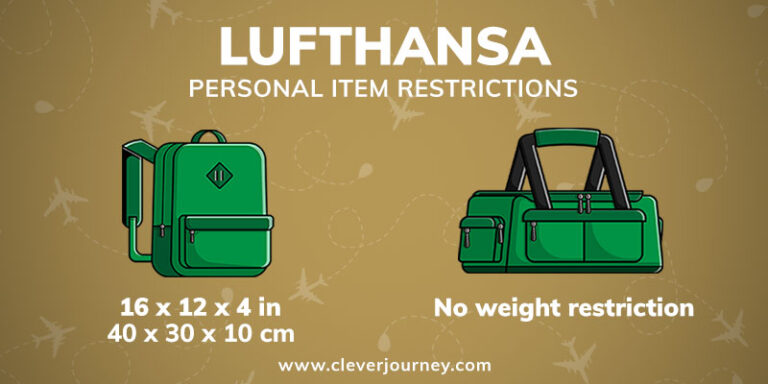 Personal Item Size & Weight Rules for 56 Major Airlines | CJ