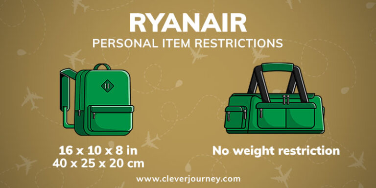 Personal Item Size & Weight Rules for 56 Major Airlines | CJ